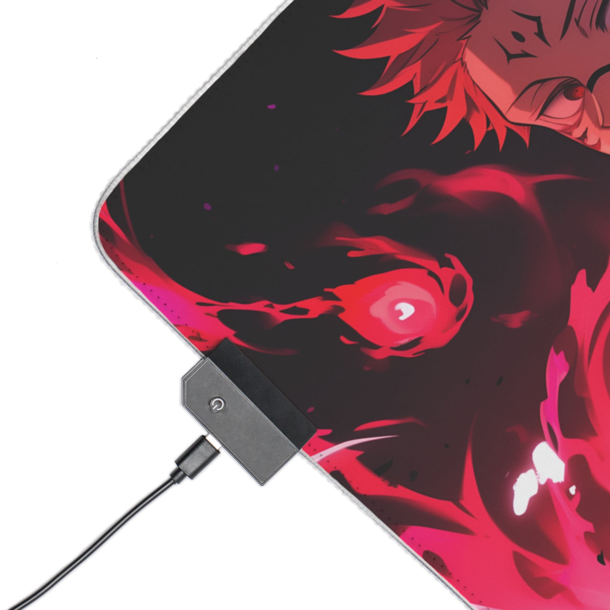 Anime RGB Gaming Mousepad 4K Printing LED Mouse Pad Anime Desktop Mat ...