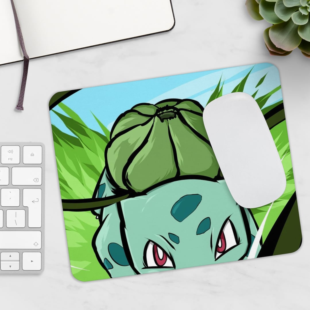 Bulbasaur Pokemon Mouse Pad Bulbasaur Mouesepad - Etsy