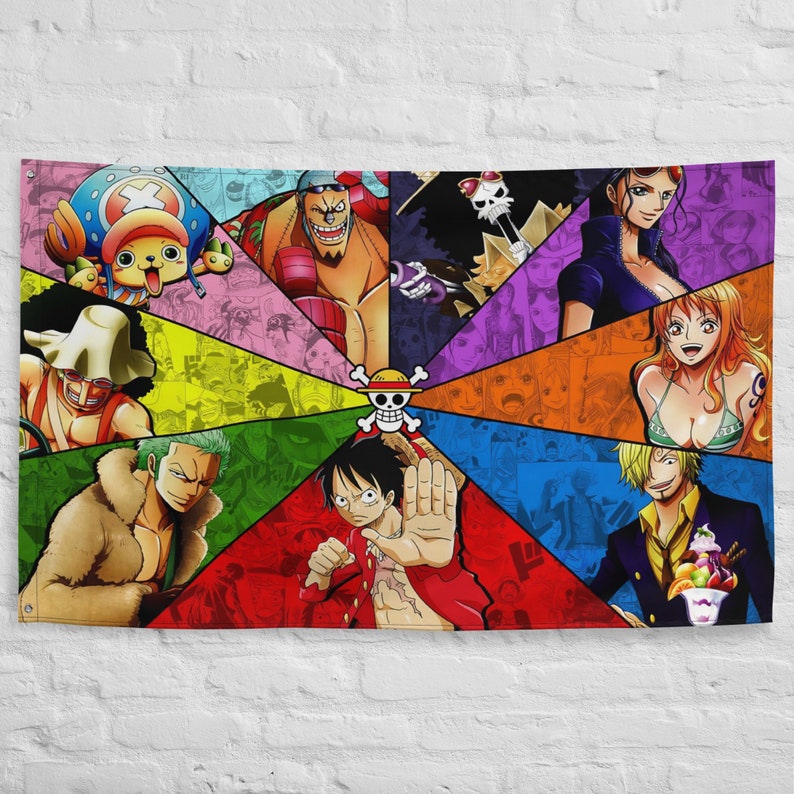 One Piece Flag One Piece Crew Banner Flag Banner - Etsy One Piece Flag One Piece Crew Banner Flag Banner - Etsy
