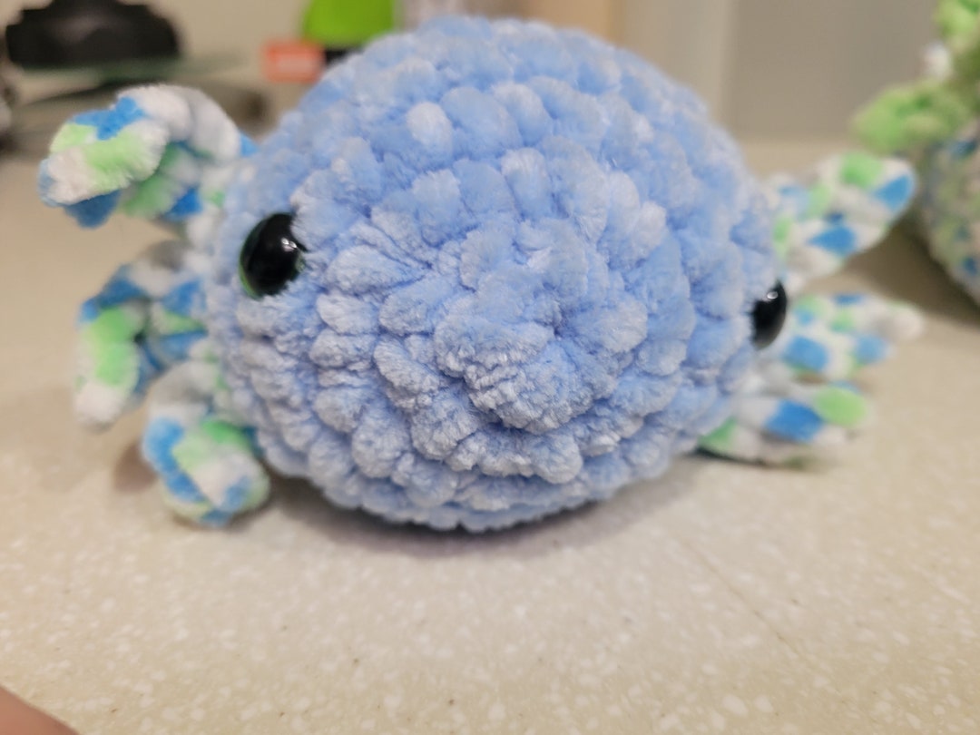 Crochet Axolotl, Small Aquatic Animal Crochet Plushies, Crochet ...
