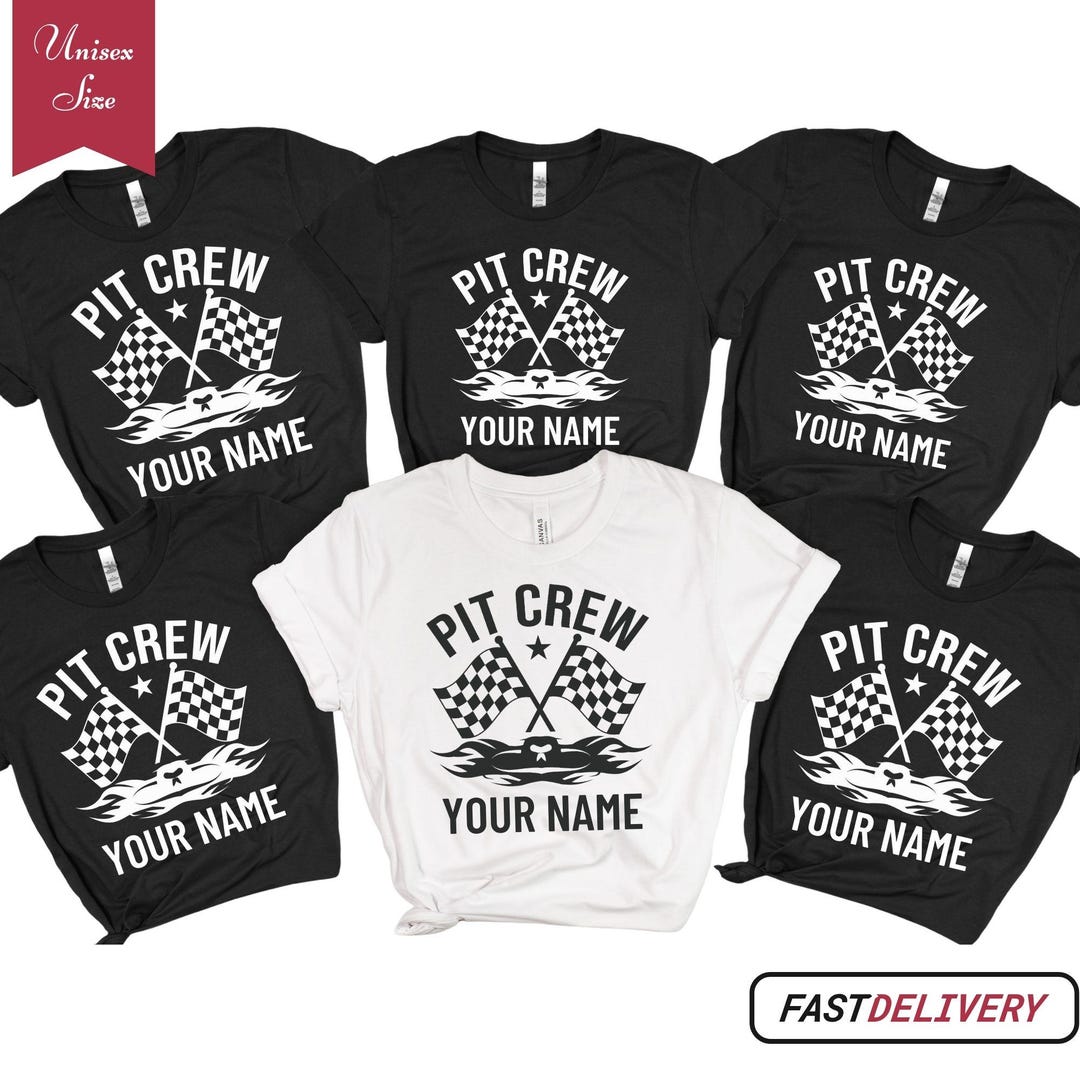Custom Pit Crew Shirt: Family Racing Team Matching Shirts - Etsy