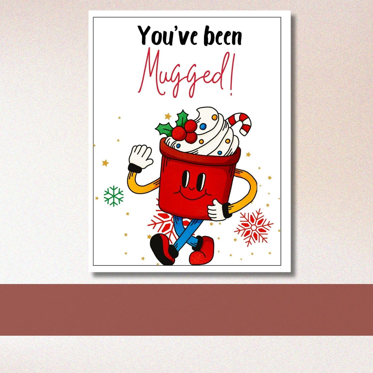 Youve Been Mugged Printable Youve Been Mugged Christmas Game Hug in Mug ...
