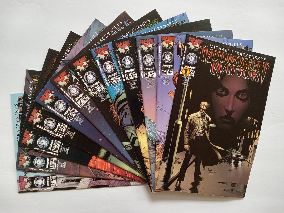 Midnight Nation (2000). Top Cow Comics. 12 Issues Complete Run. - Etsy