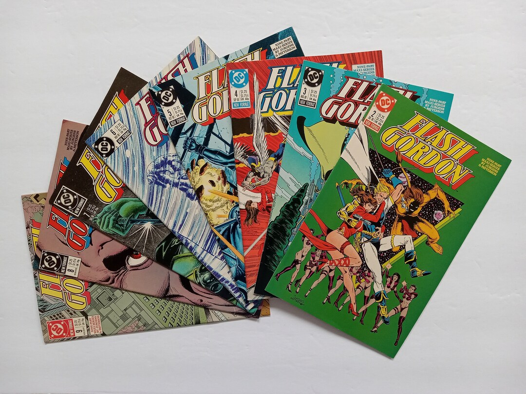 Flash Gordon (1988). DC Comics. 8 Issues (out of 9). - Etsy