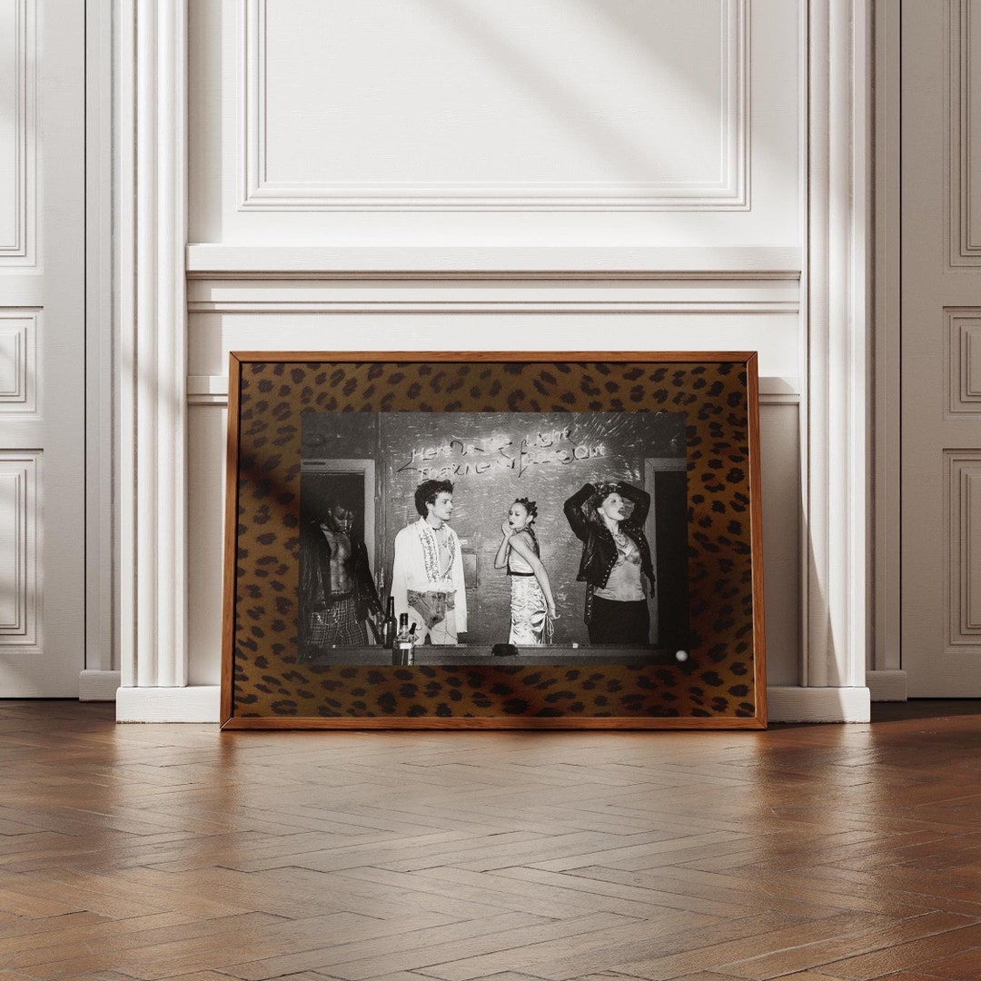 Leopard Print Photo Frame Mat: Bold Wall Art Print, Customizable ...
