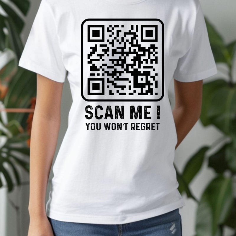 Trump Qr Code Tee - Etsy
