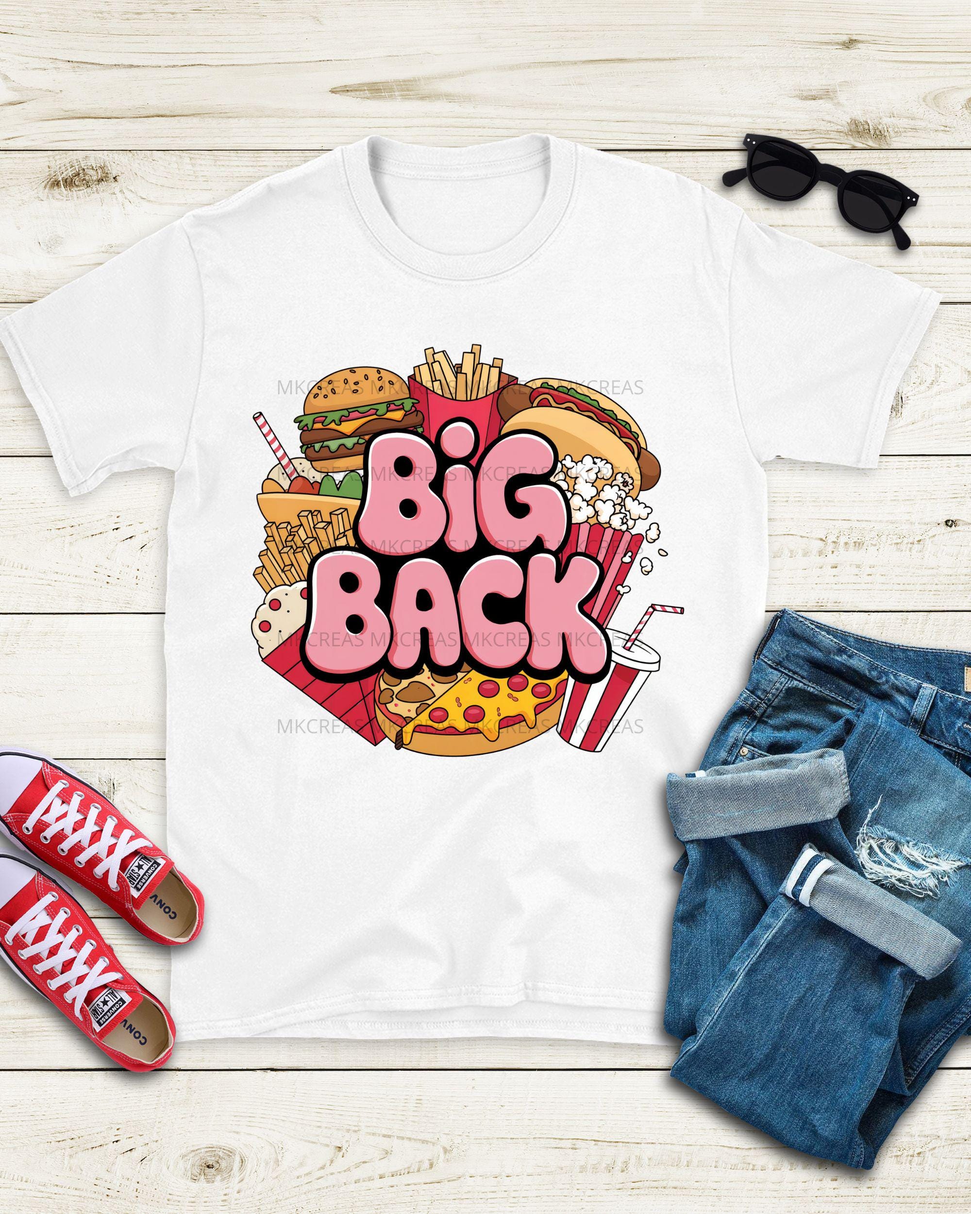 Big Back PNG, Trendy PNG, Big Back Activity Preppy Retro Gen Z Humor ...
