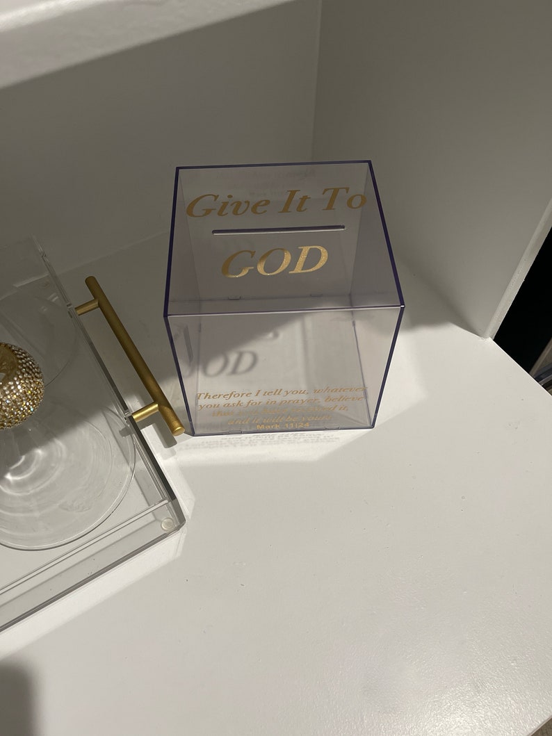 Prayer Box Give It to God Box Gift Boxes Decorative Box Gifts Christian ...