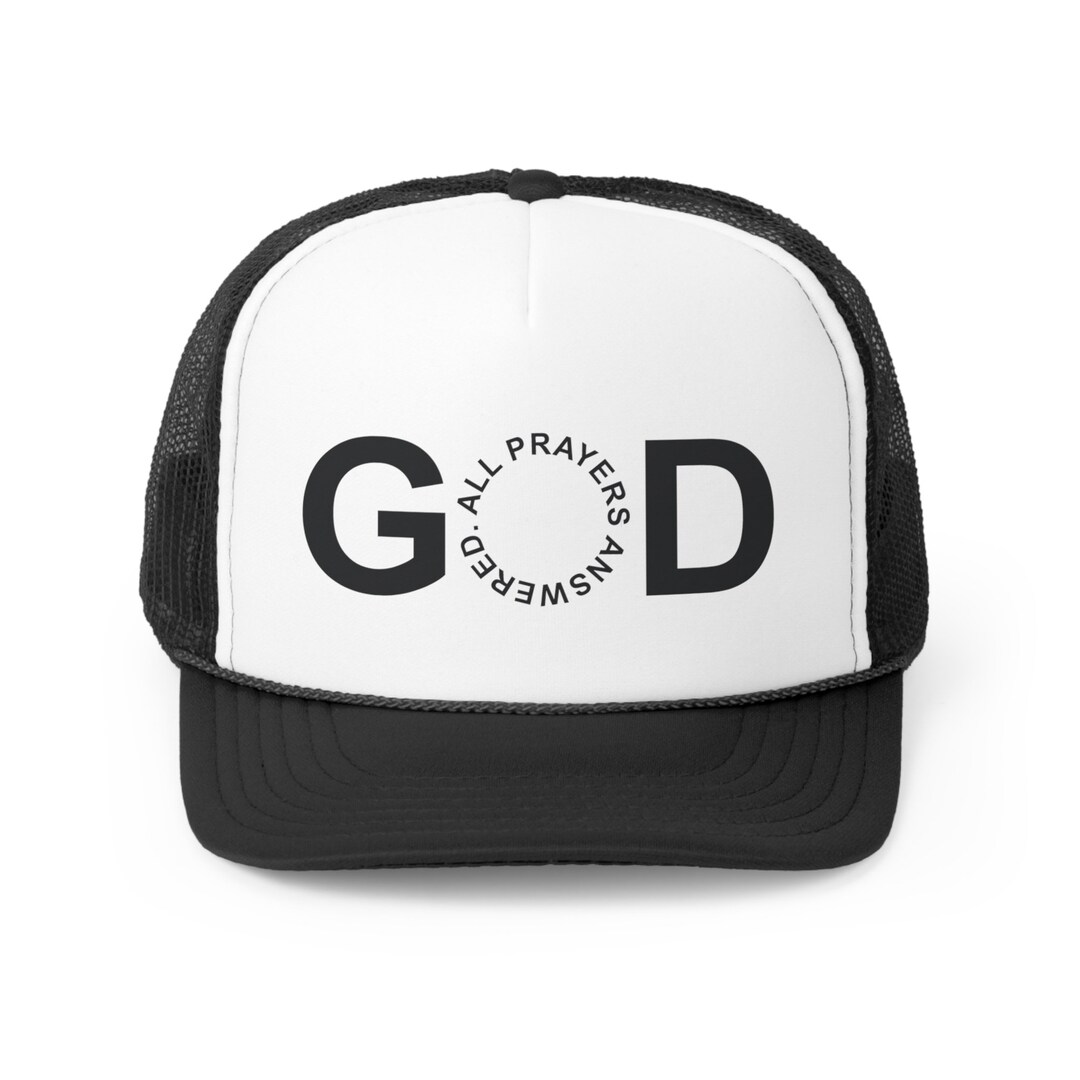 God Trucker Caps Christian Streetwear Christian Accessories - Etsy