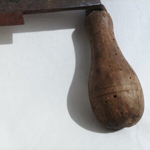 Antique Peeler Draw Knife, Vintage Forged Carpenters Drawknife, Rustic ...