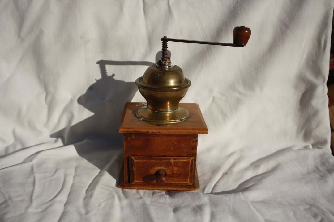 Vintage Copper Coffee Grinder, Manual Coffee Grinder, Decorative Coffee ...