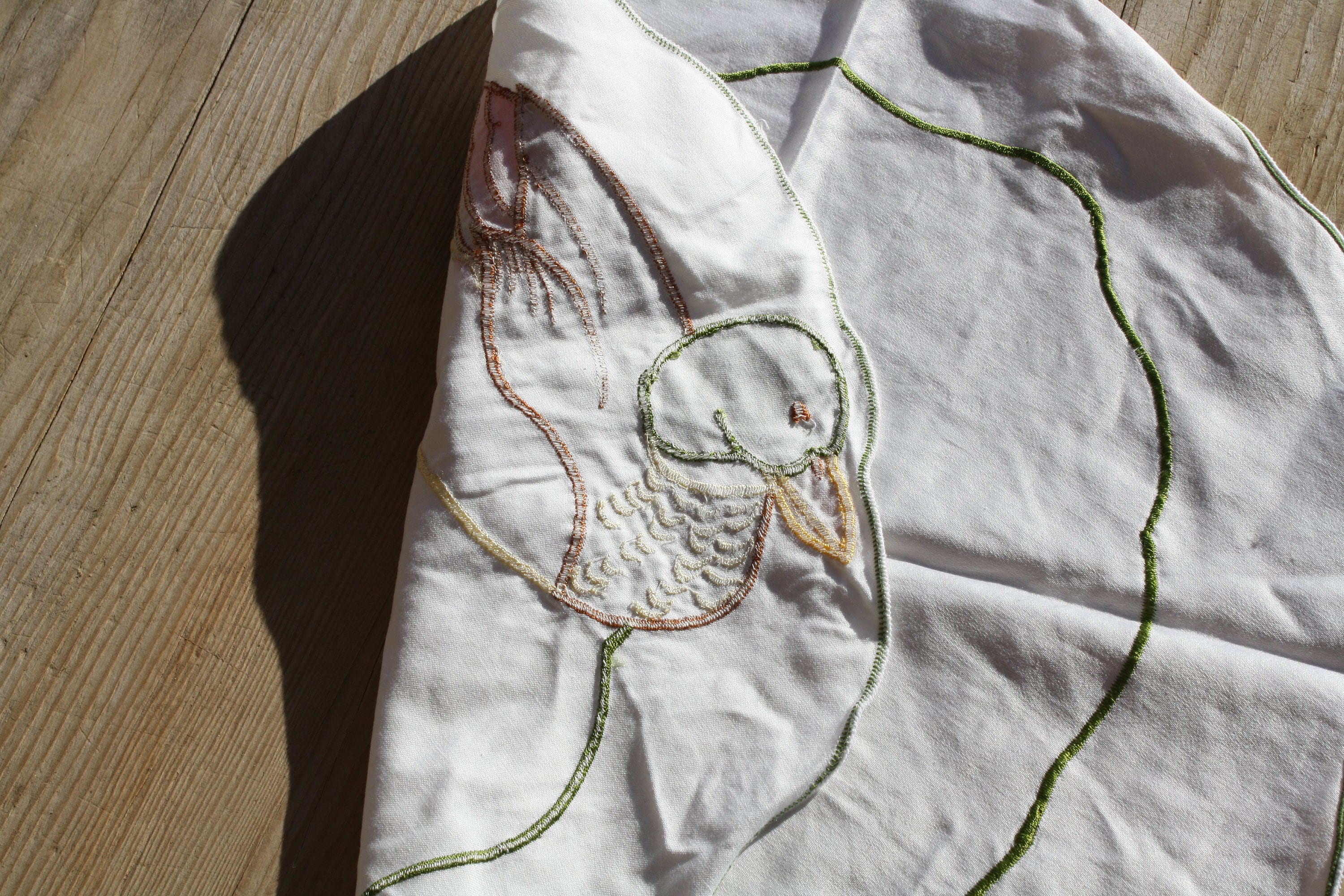 Wild Duck Motif Table Centerpiece Small Tablecloth With A - Etsy