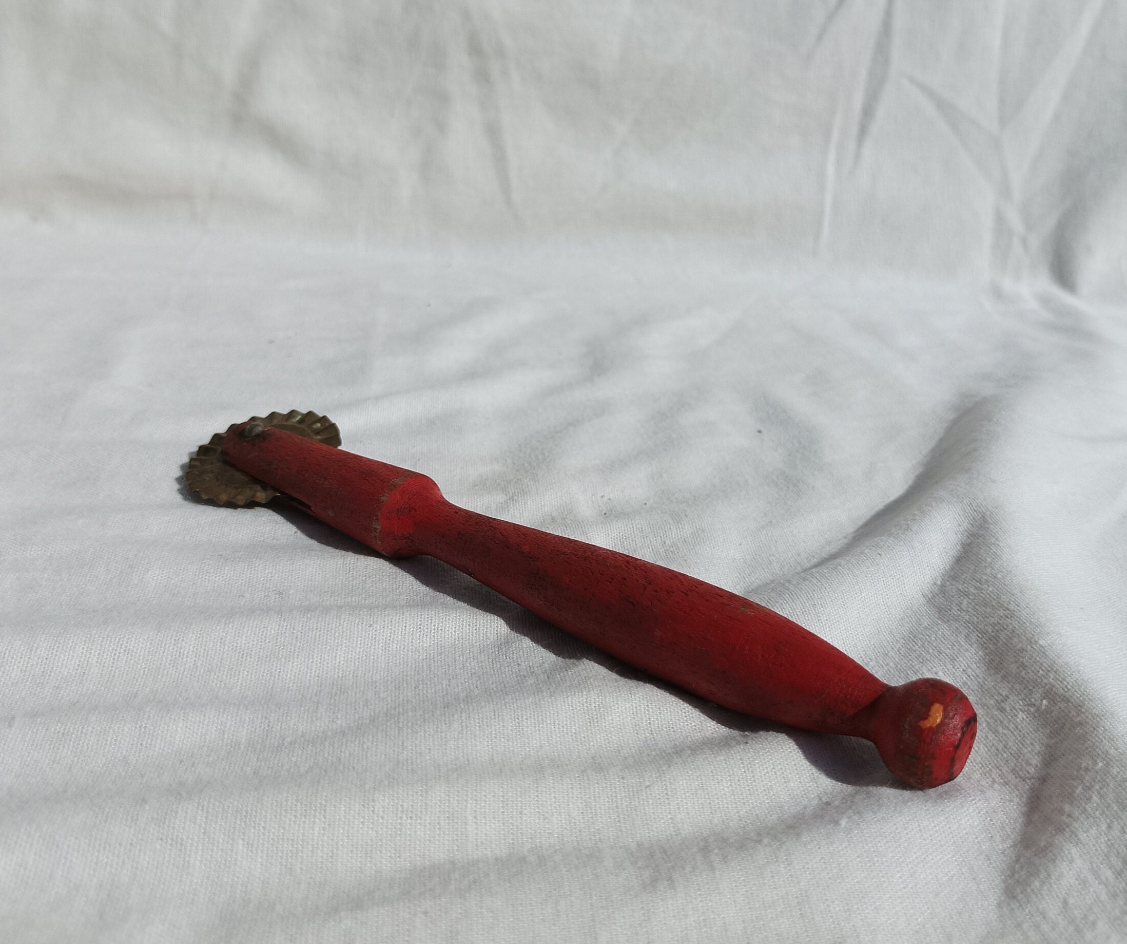 Old Brass and Wood Pasta Cutter, Vintage Dough Cutters, Grandmas Pasta ...