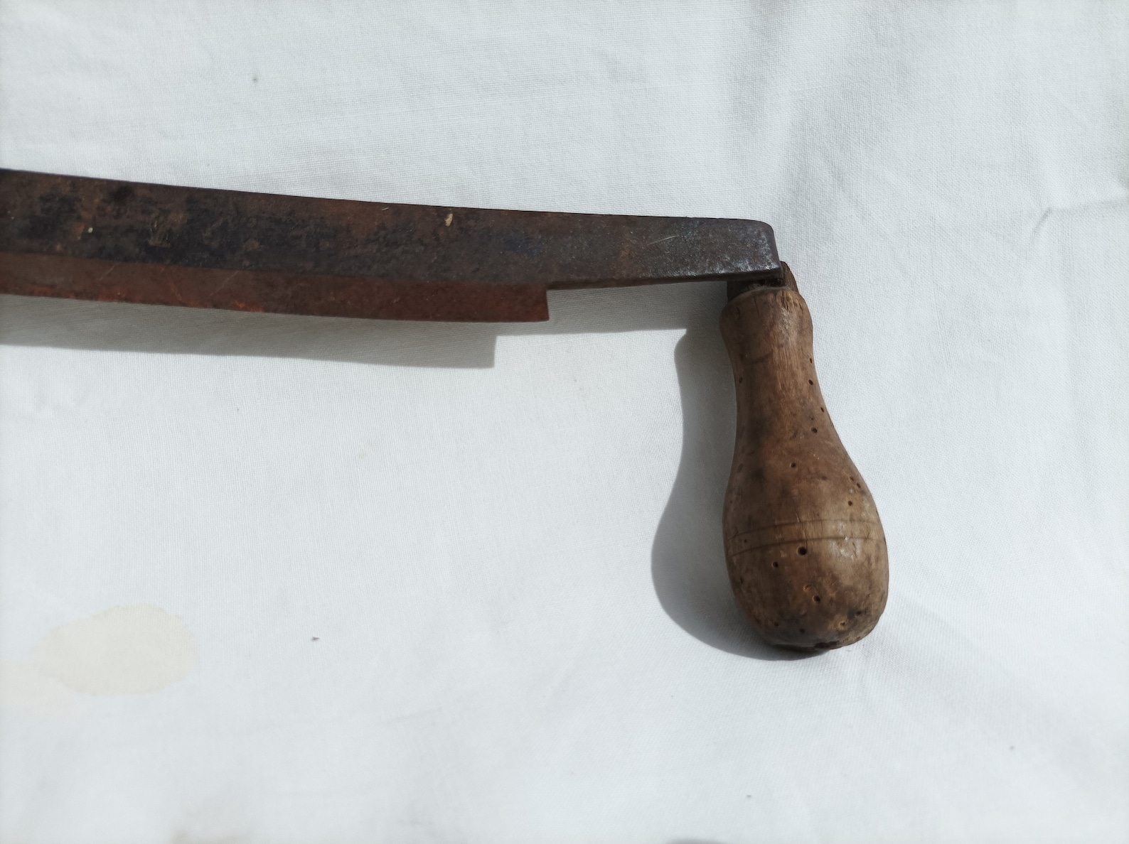 Antique Peeler Draw Knife, Vintage Forged Carpenters Drawknife, Rustic ...