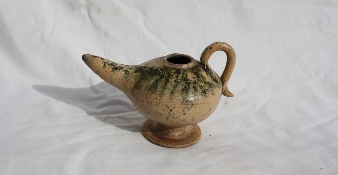 Aladdin Ceramic Lamp, Ceramic Vase, Vintage Ceramic Pitcher - Etsy