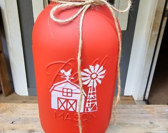 Farmhouse Decor, Rustic Decor, Farmhouse Mason Jars, Rustic Farmhouse ...