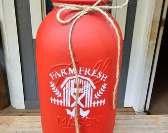 Farmhouse Decor, Rustic Decor, Farmhouse Mason Jars, Rustic Farmhouse ...