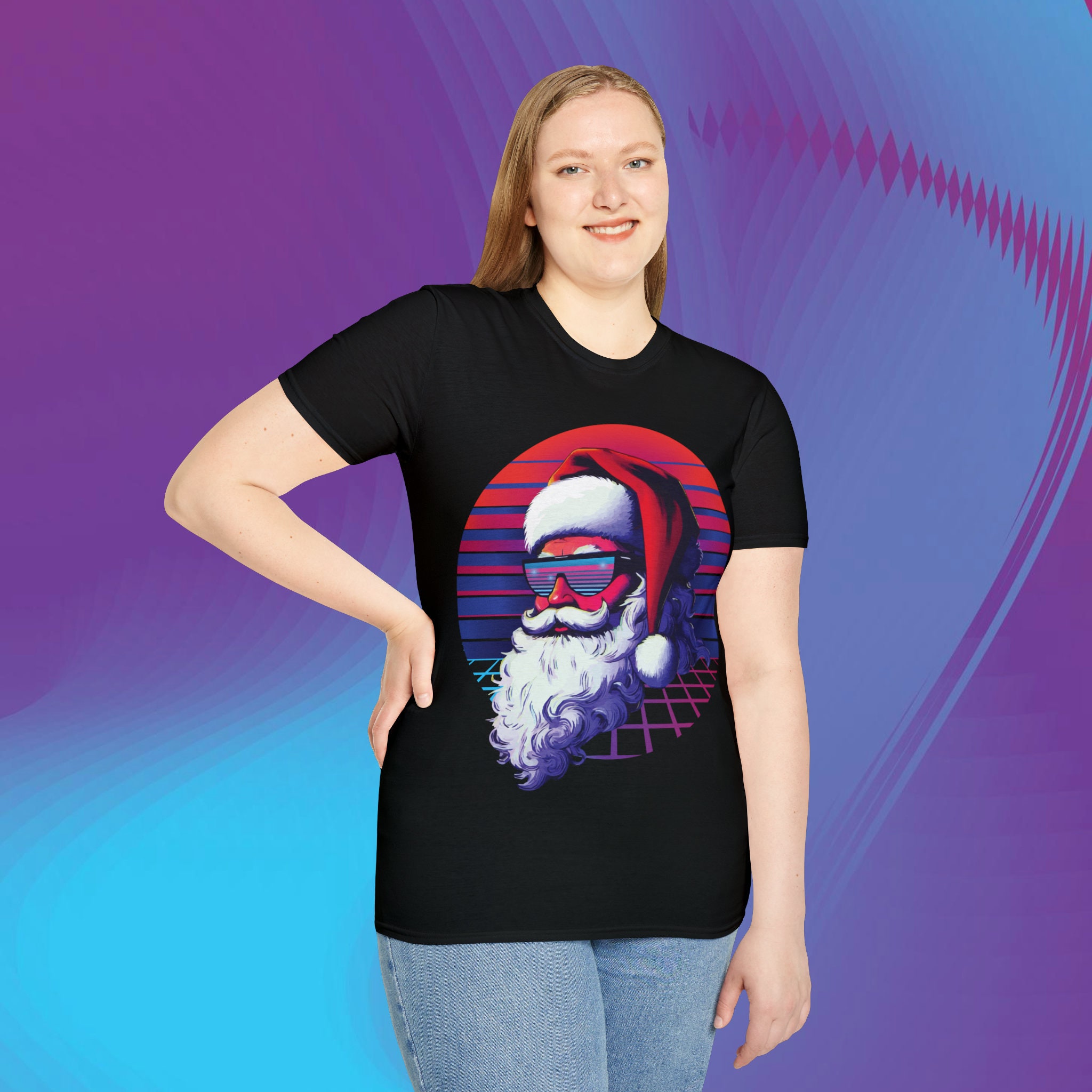 Retro 80's 90's Synthwave Vaporwave Retrowave Retro Sun Cool Custom ...