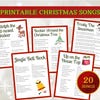 Christmas Carol Finish the Lyric Christmas Game, Printable Christmas ...