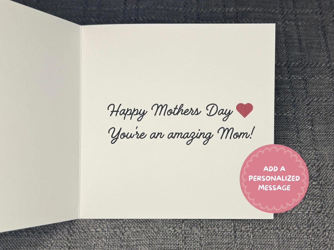 Lovely Mom Butterfly Mothers Day Card, Butterfly Birthday Card for Mom ...