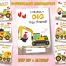 Construction Valentines Day Cards for Kids, Printable Classroom ...
