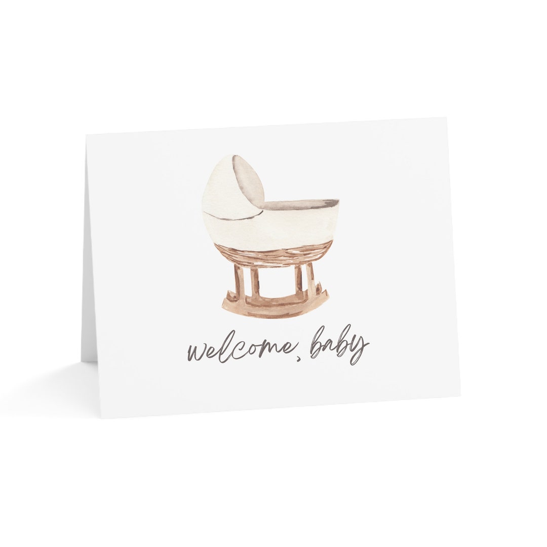 Welcome Baby Blank Cards 1, 10, 30, and 50pcs - Etsy