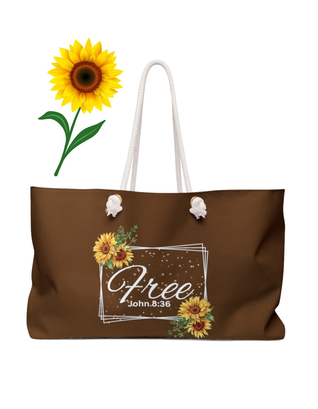 Free Indeed John 8:36 12 Different Colors Oversized Tote - Etsy