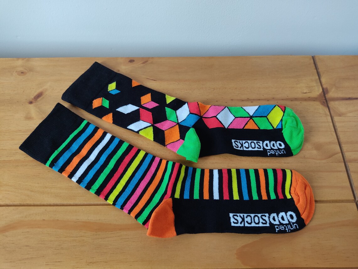 Socks Addict Odd Socks for Men Size 6-11, Set of 6 Odd Socks, Gift for ...
