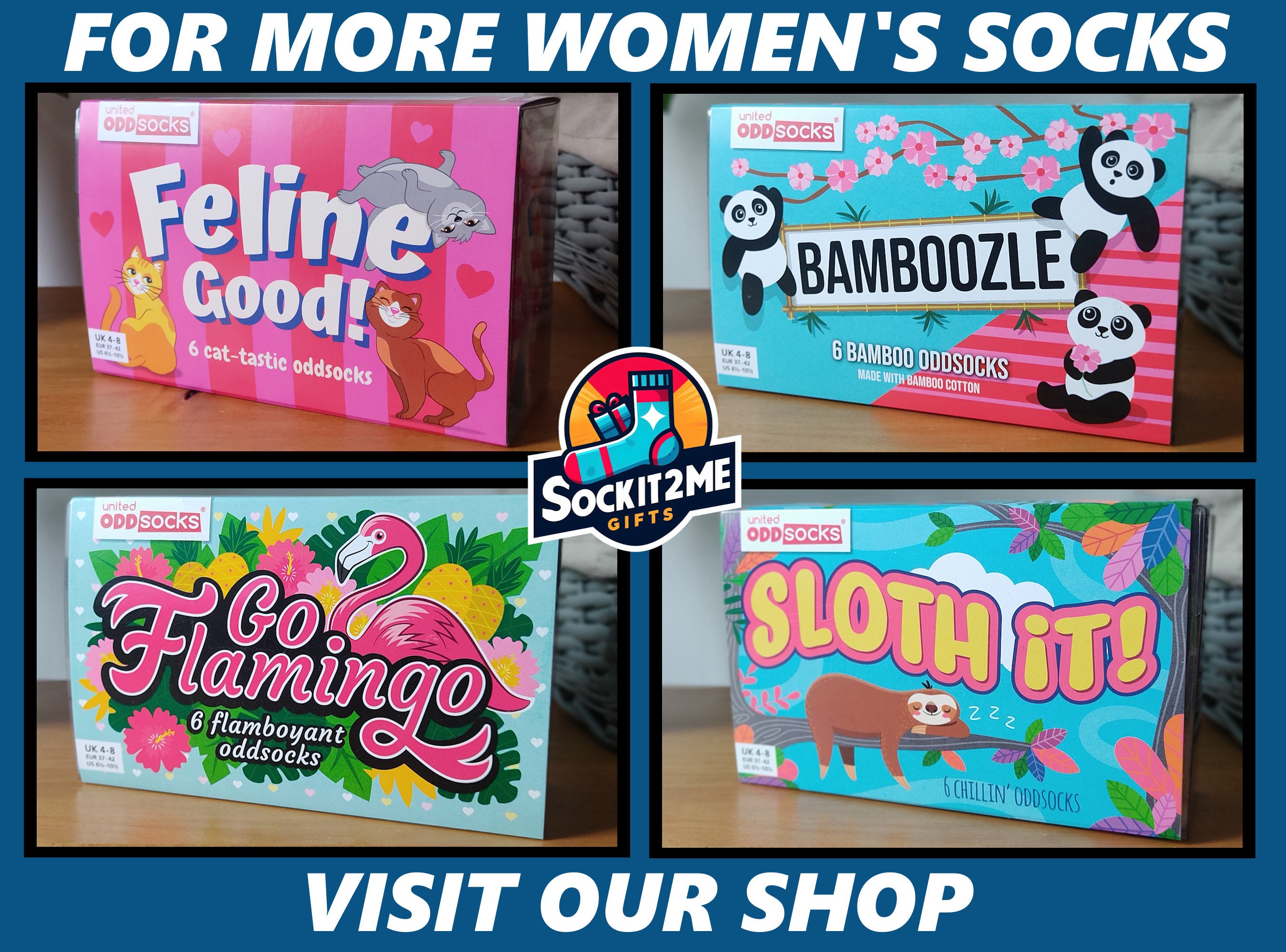 Socks Addict Odd Socks for Men Size 6-11, Set of 6 Odd Socks, Gift for ...