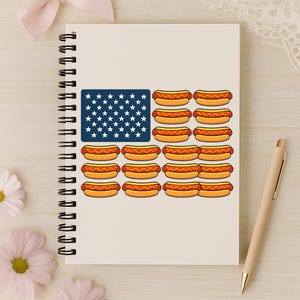 American Flag Hot Dog PNG, Patriotic Cookout Sublimation Design, 4th of ...