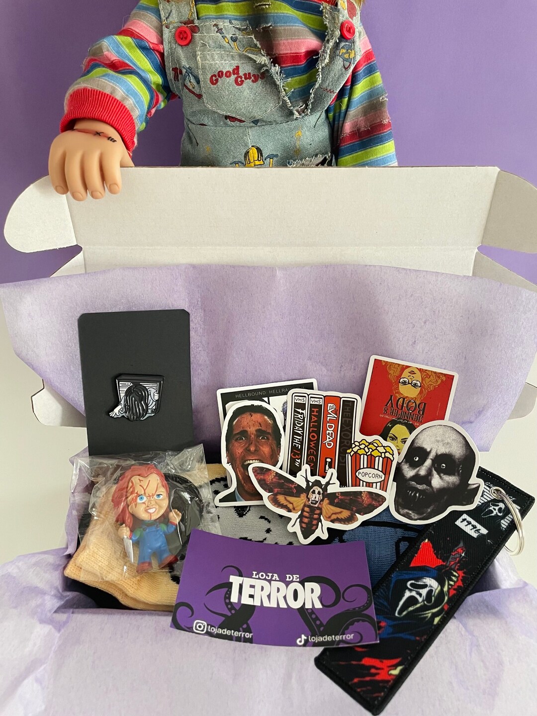 Horror Mystery Box Chucky, Ghostface, Scream, It, Pennywise ...