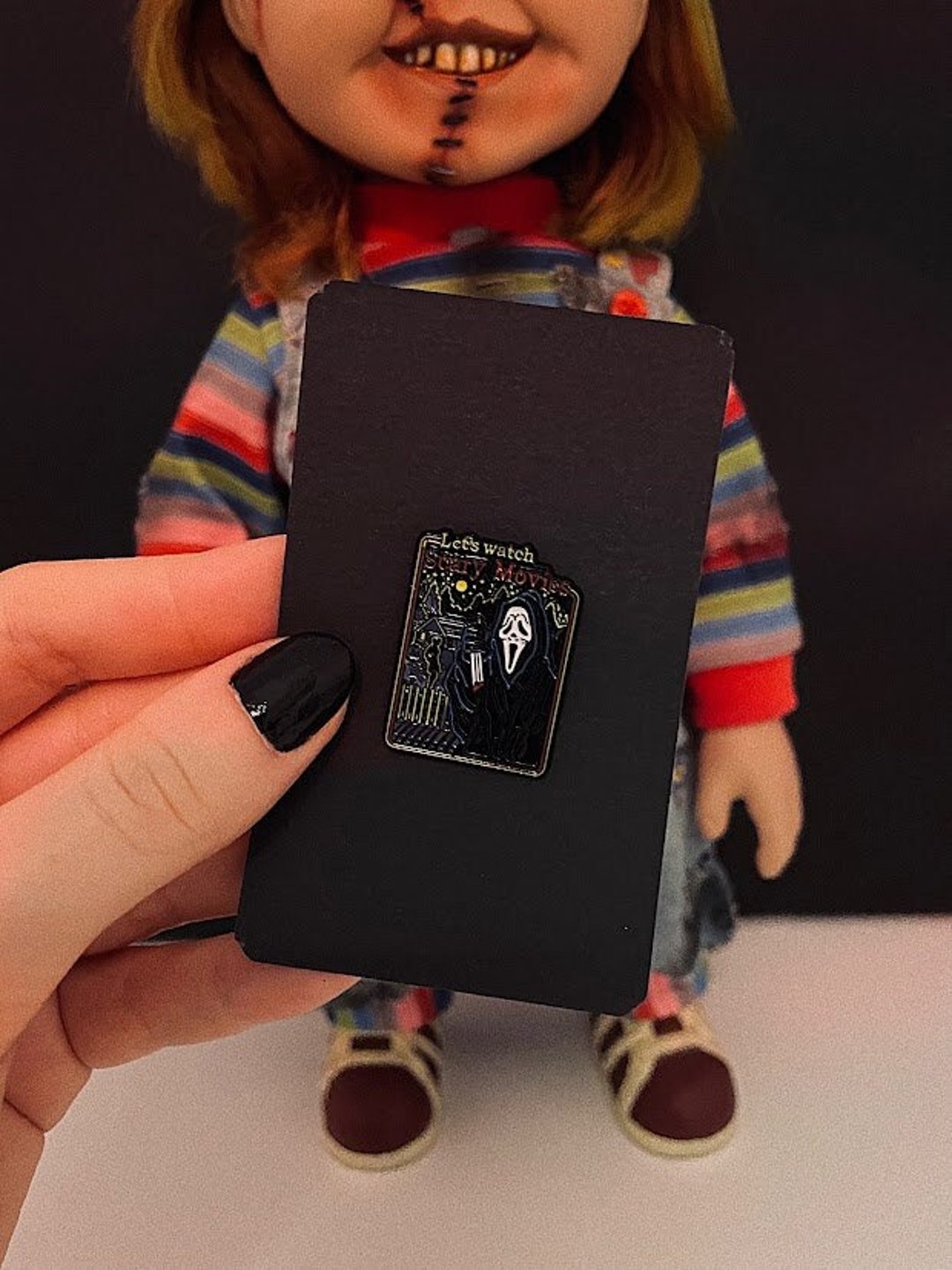 Ghostface Pin Scream Movie - Etsy