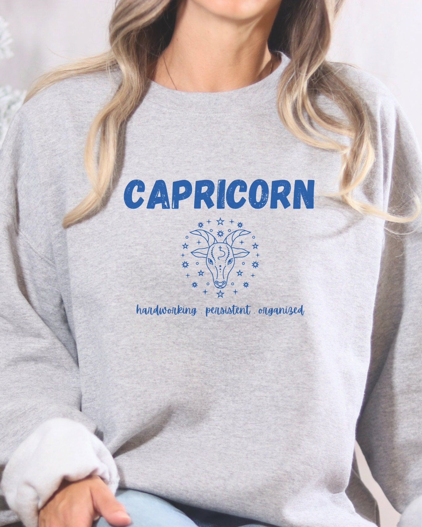 Capricorn Zodiac Astrology Sweatshirt Birth Sign Sweatshirt - Etsy