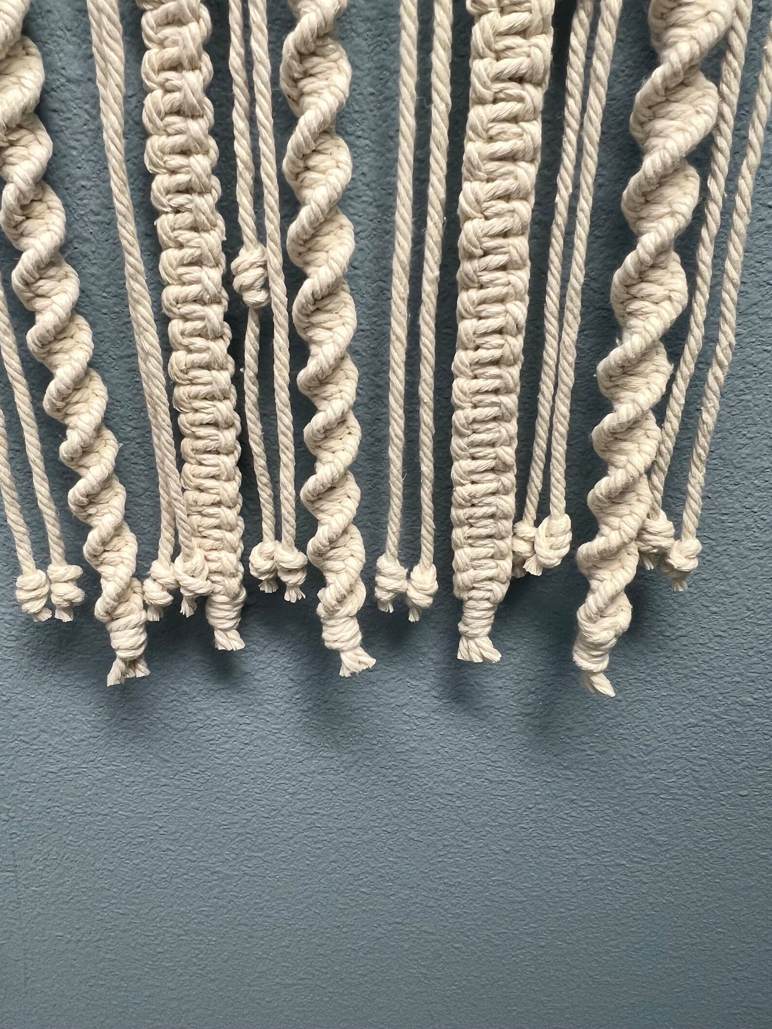Small Hand-tied Macrame Wall Hanging - Etsy