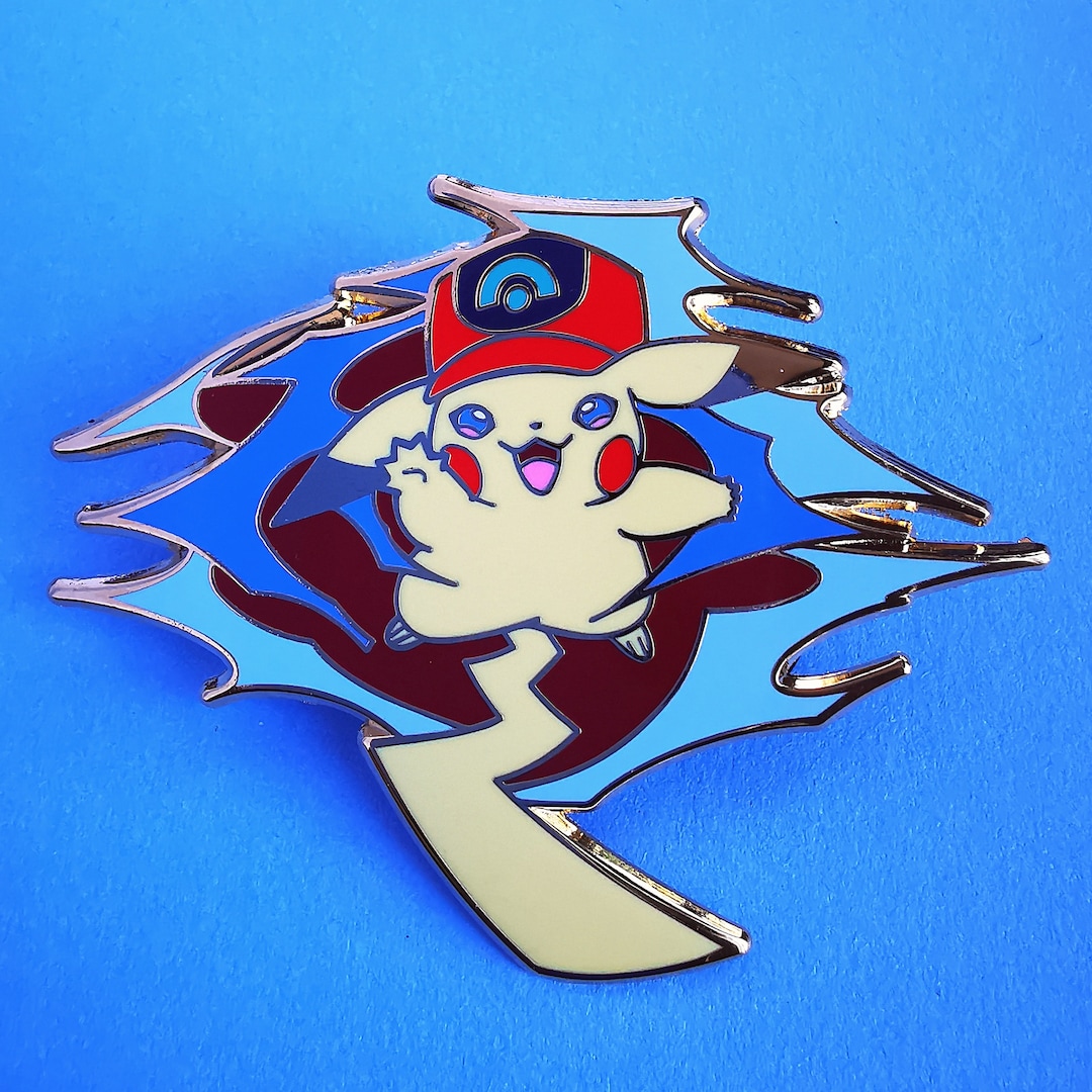 Pokemon Pikachu Enamel Pin - Etsy