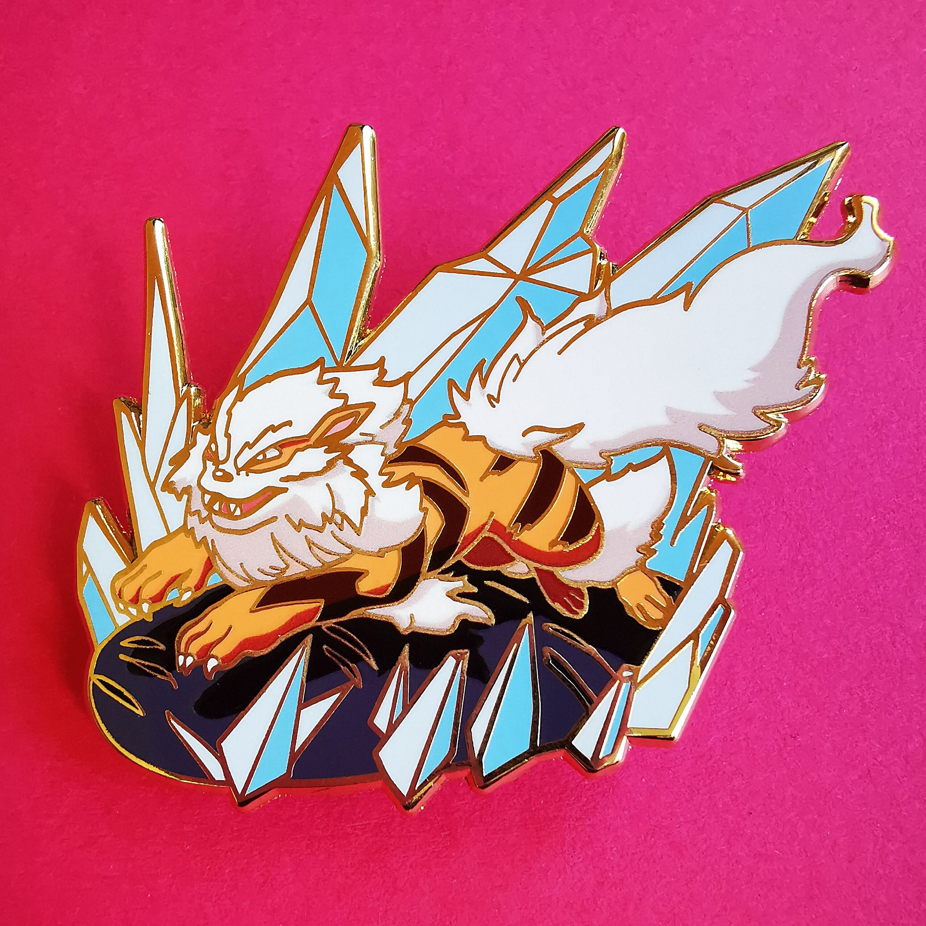 Pokemon Arcanine Enamel Pin - Etsy