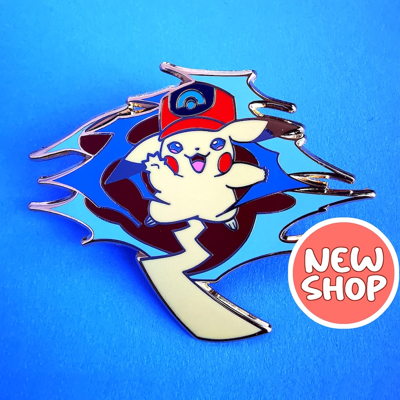 Pikachu Pin - Etsy