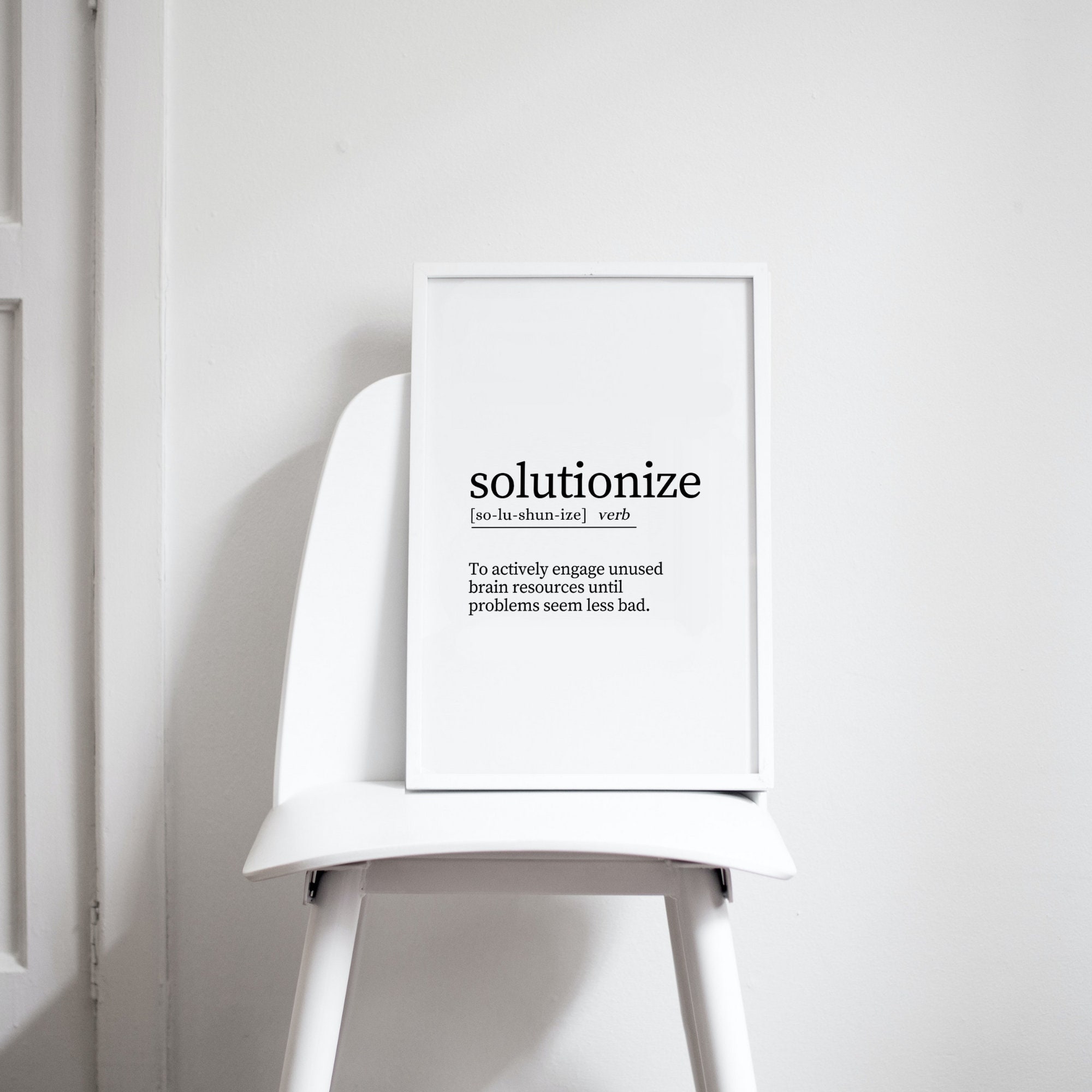 Solution Word Definition Printable | Motivational Classroom Decor ...