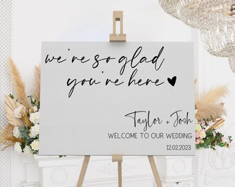Wedding Welcome Sign Template Boho Wedding Welcome Sign - Etsy
