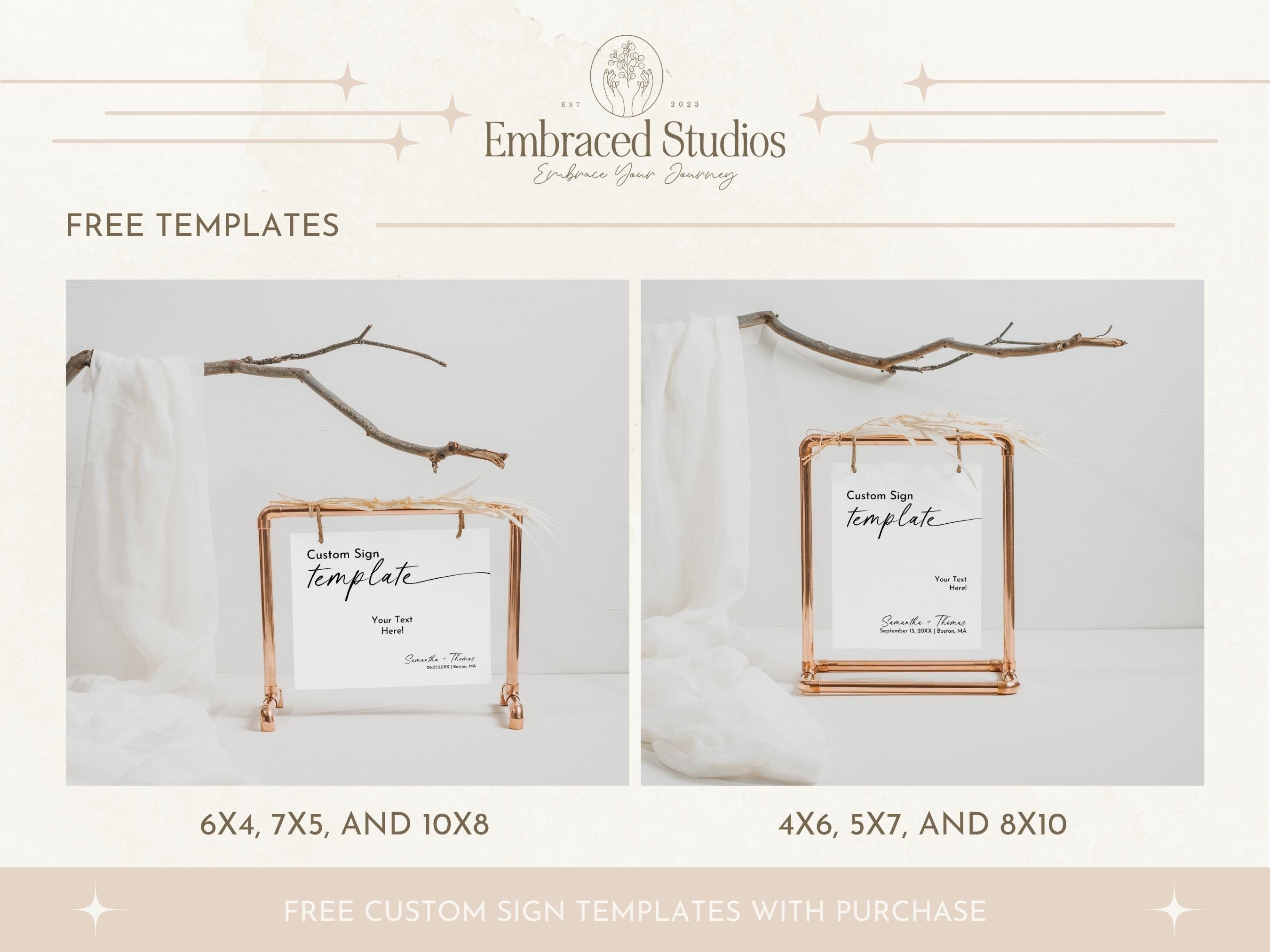 Open Bar Menu Sign Template That's Easy to Edit and Display as A ...