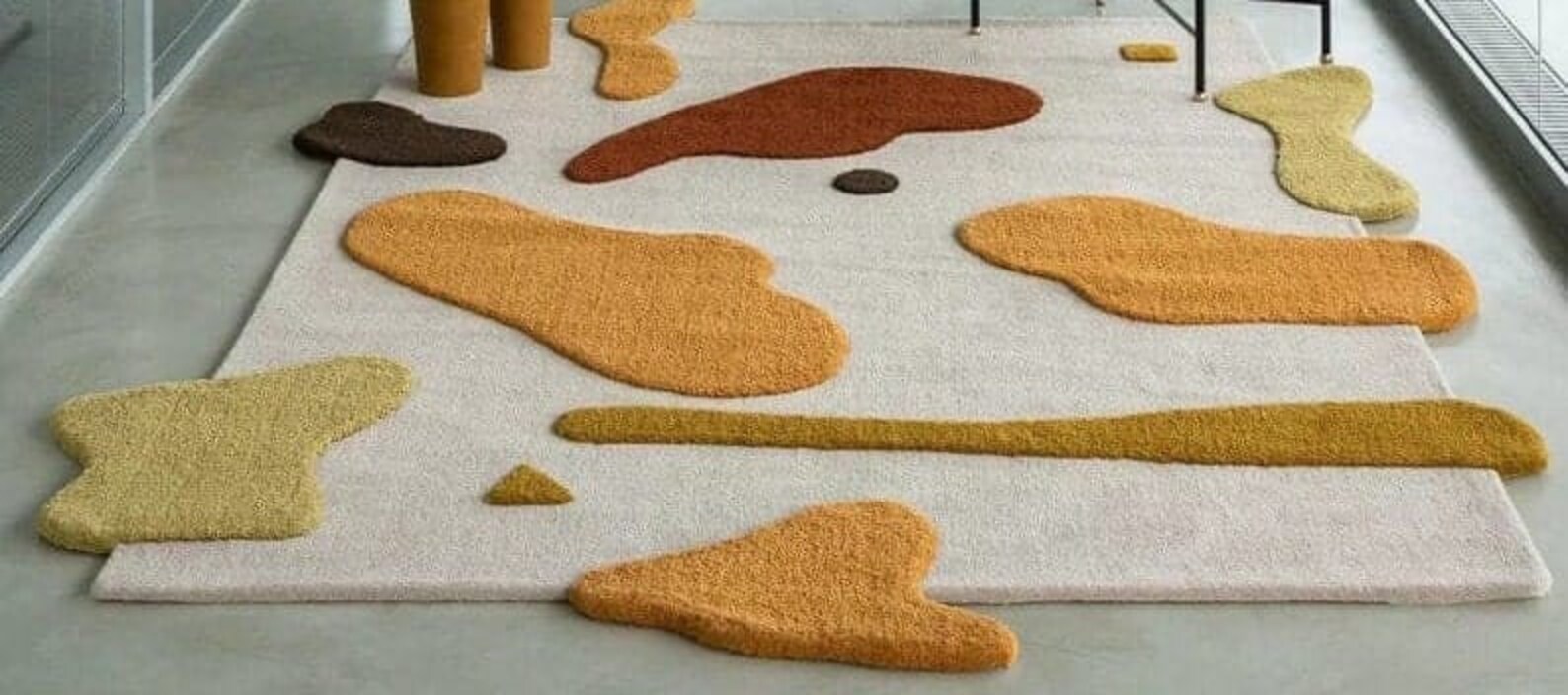 Hand Tufted Wool Area Rug New Geometric Abstract Design Premium Quality ...