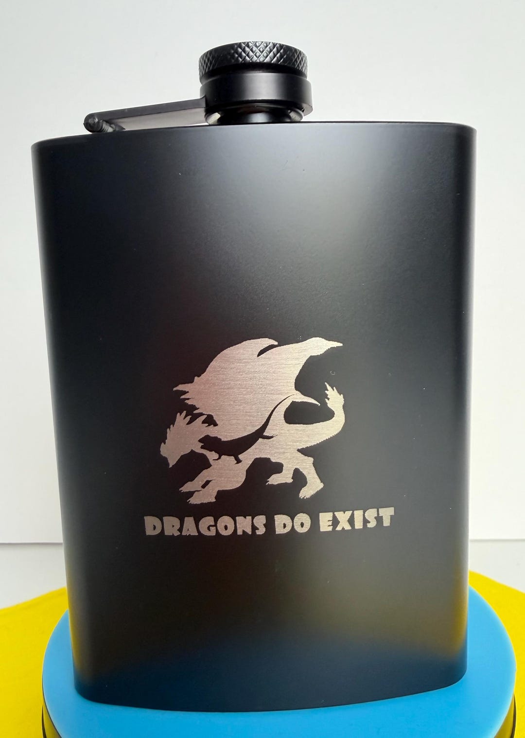 Bearded Dragon Lizard Reptile Hip Flask: Dragons Do Exist - Etsy