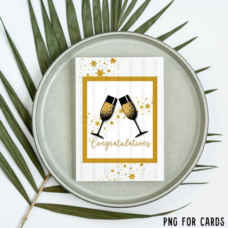 Cheers Anniversary PNG & PDF Champagne Glasses Wedding Festive PNG Holiday Image Engagement ...