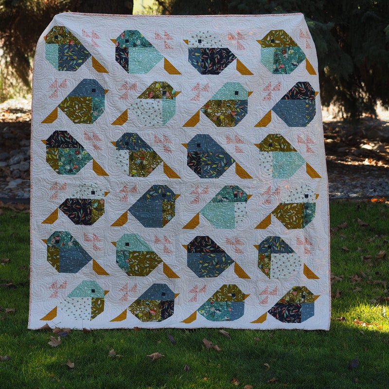 Sparrow Quilt Pattern - Etsy