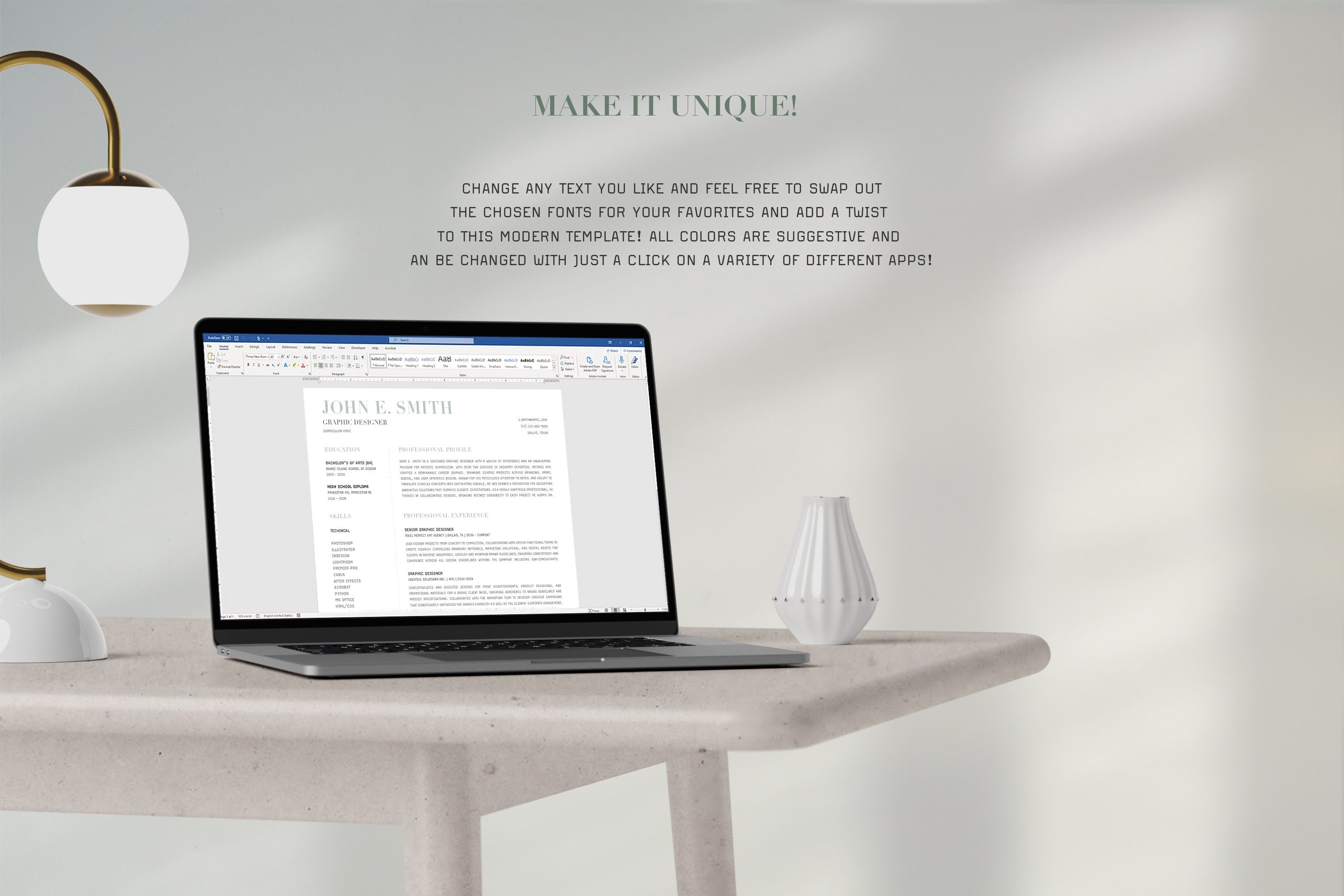 Professional Resume & CV Template Pack | Minimalist CV | | Minimalist ...