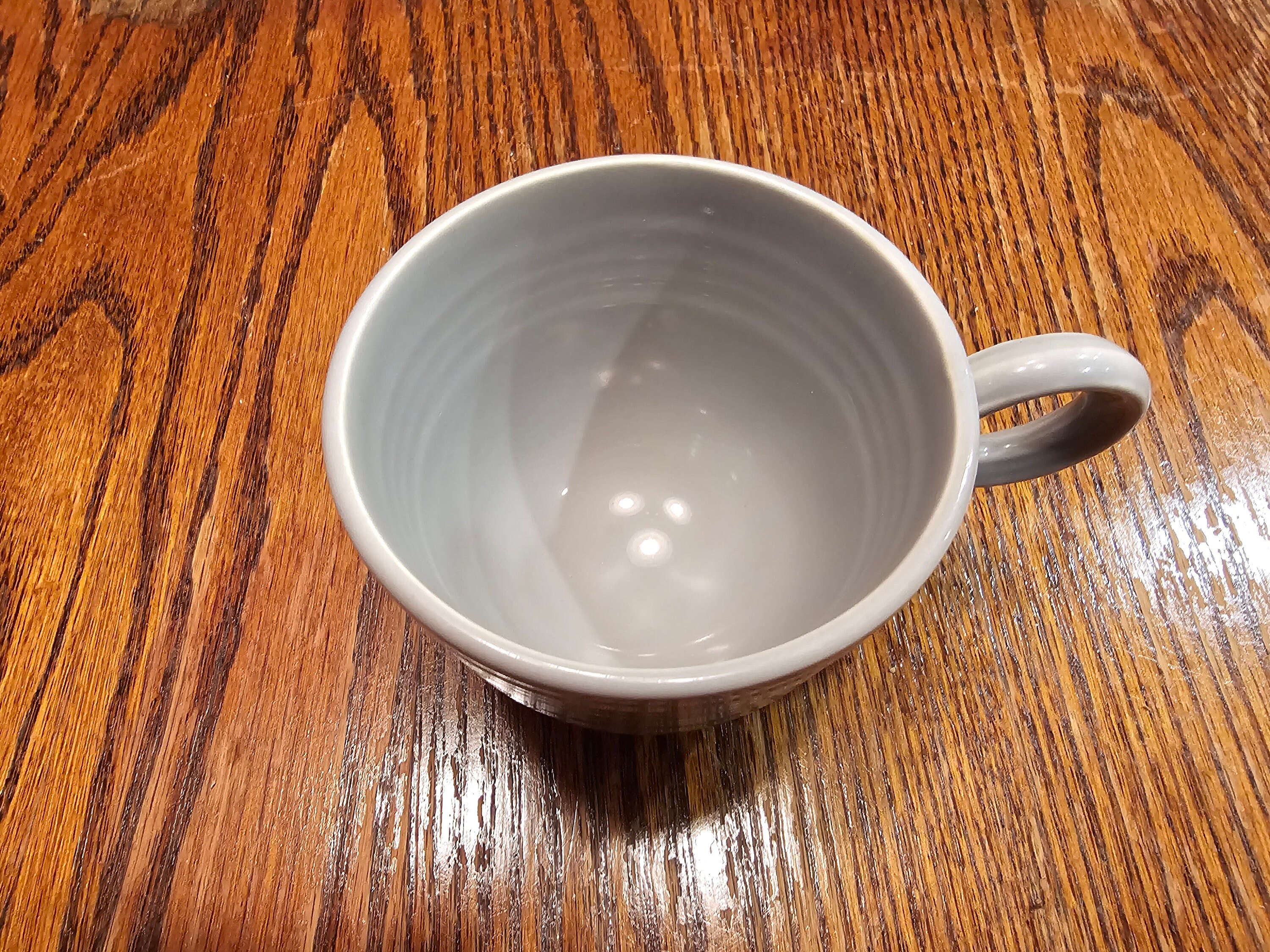 Vintage Fiesta Tea Cup Grey - Etsy