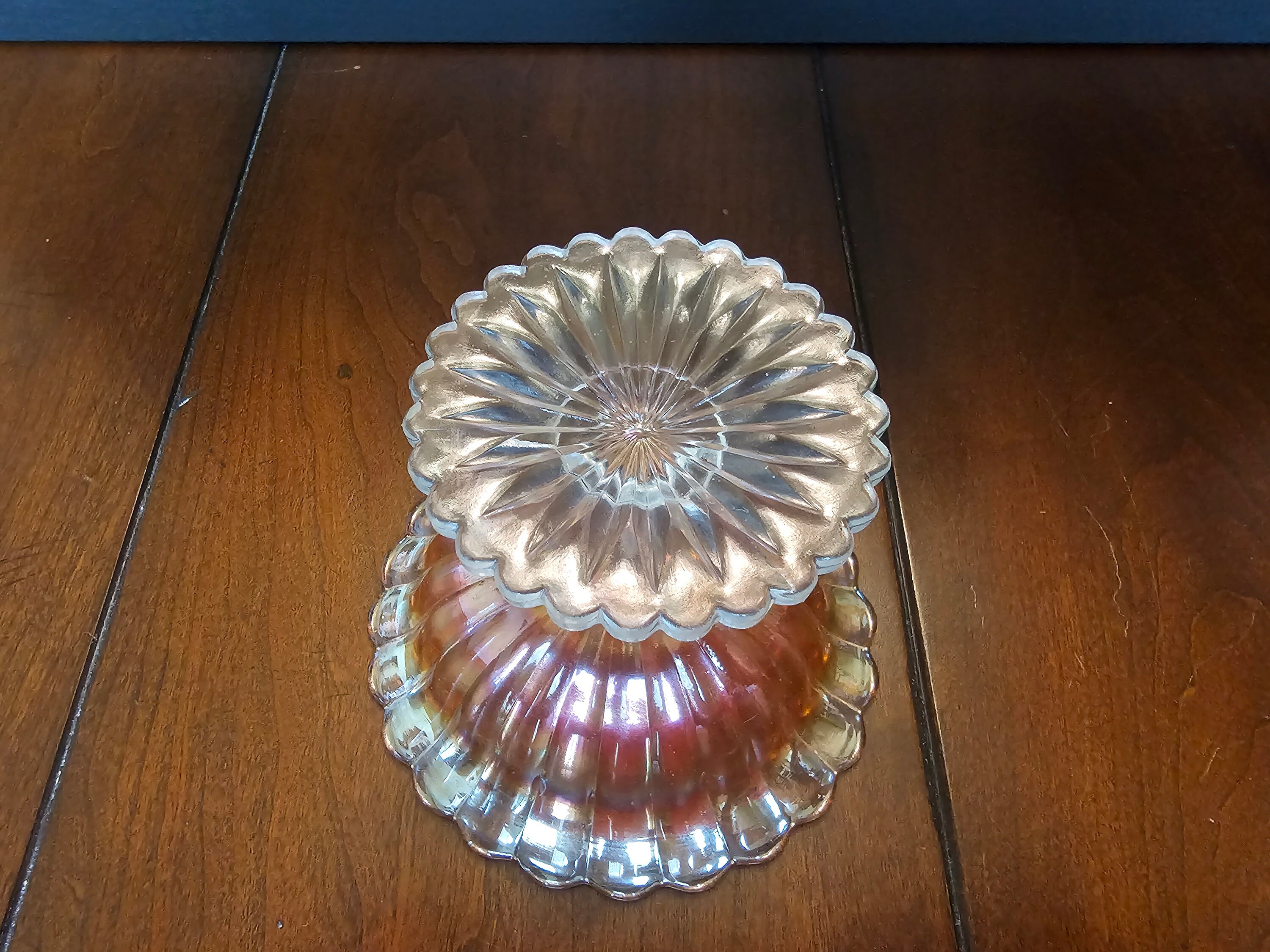 Vintage Imperial Glass Compote - Etsy