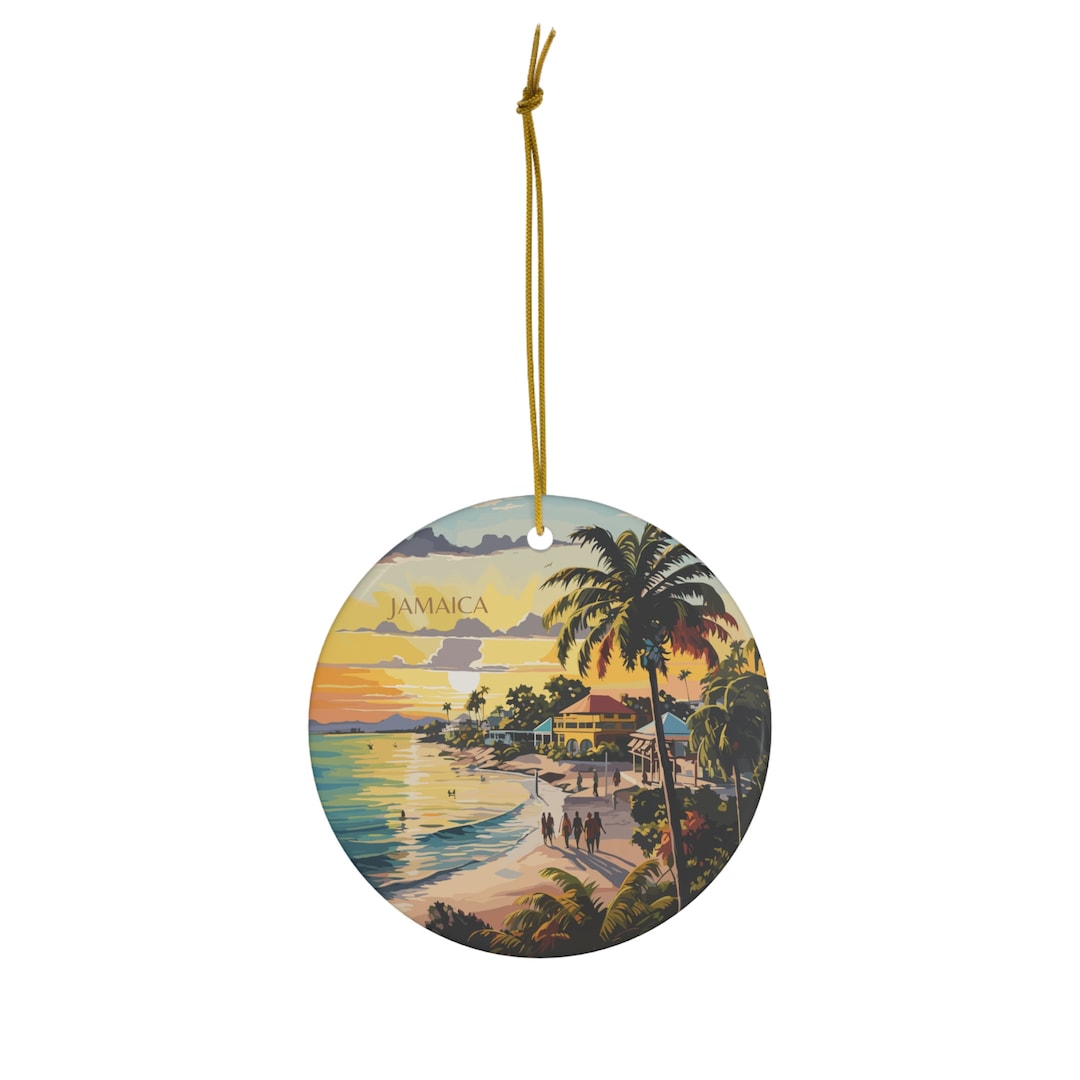 Kingston, Jamaica, Reggae Vibes, Beach, Tropical, Travel Print Ceramic ...