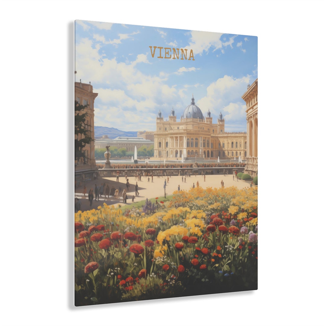 Vienna Art Austria Wall Art Schönbrunn Palace Travel Wall Art Acrylic ...