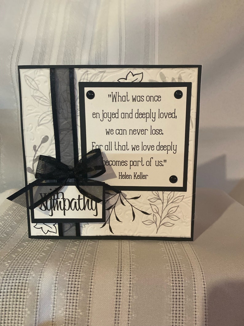Sympathy Card 1 - Etsy